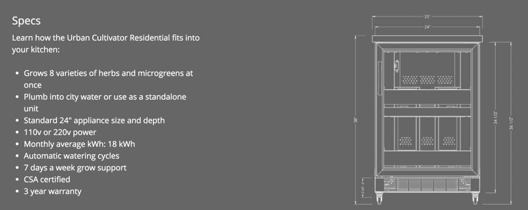Urban Cultivator: A Fully Automated Kitchen Garden