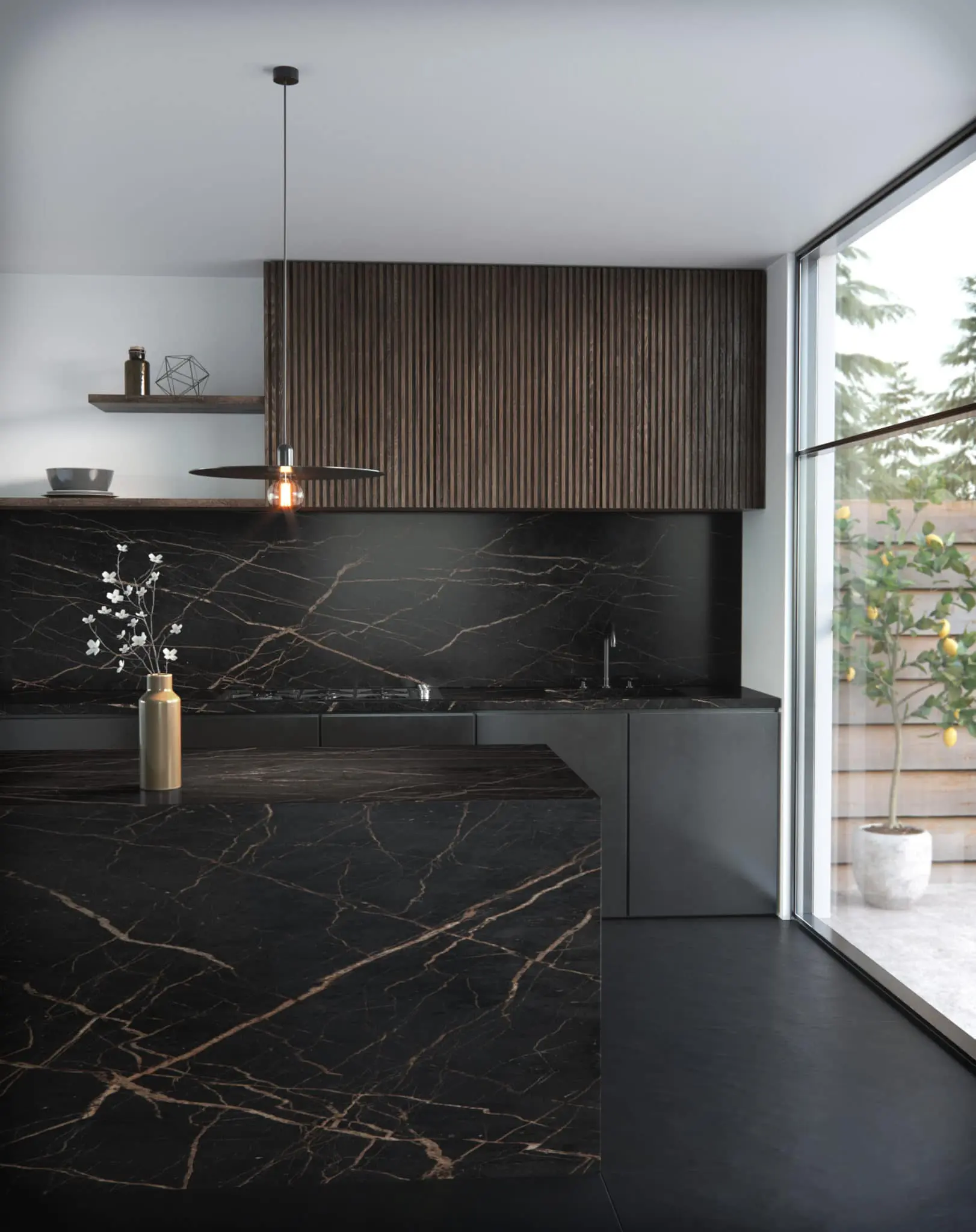 Dekton Kitchen Laurent | Elemental Green
